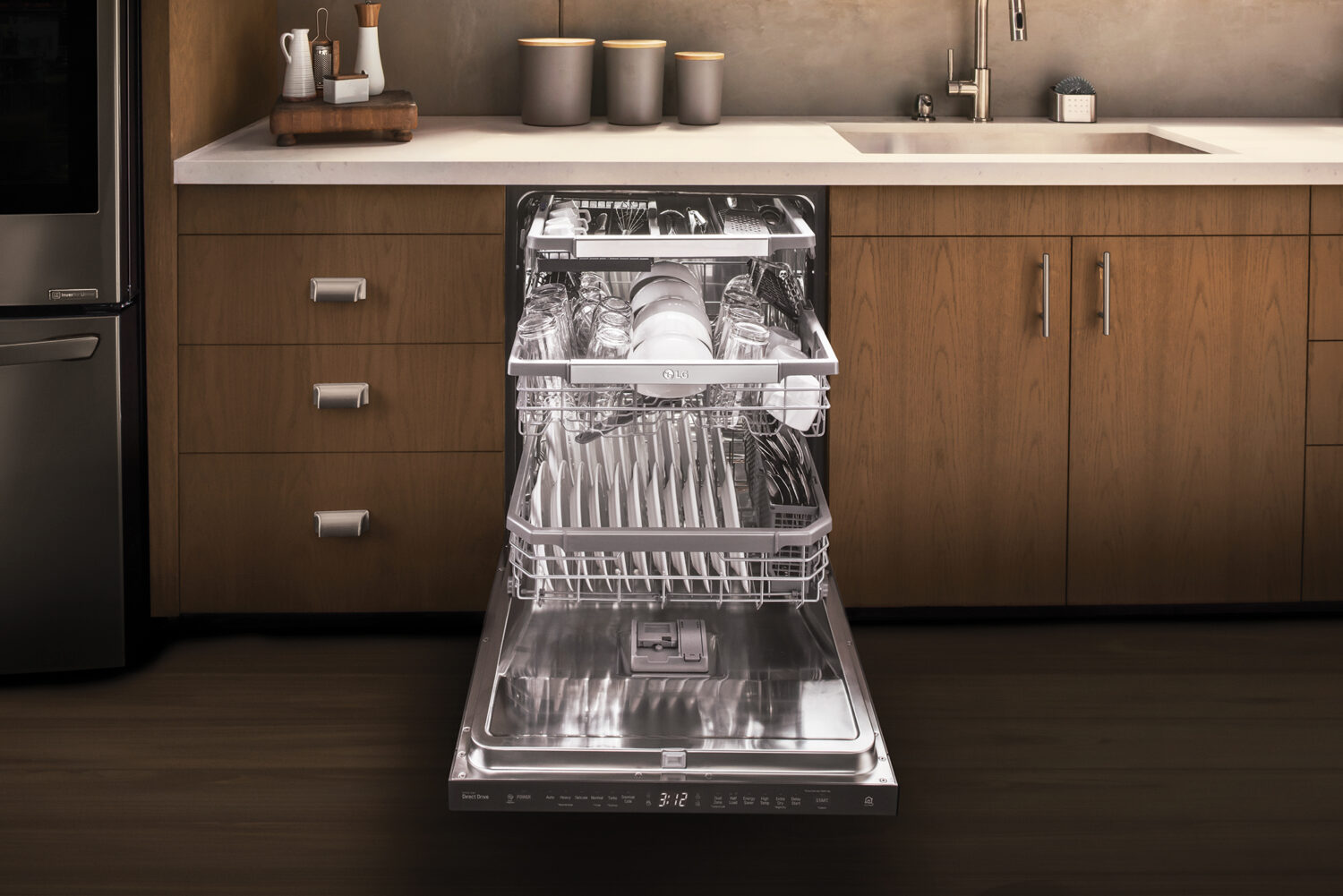 New QuadWash Steam dishwasher from LG - ERT